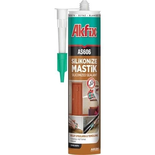 I Akfix As606 Silikonize Akrilik Mastik 500 Gr Bej I